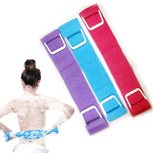 1 Exfoliating Scrubber Back Mesh Wash Cloth Long Towel Skin Beauty Bath ...