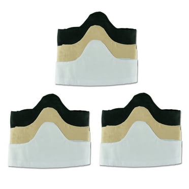Sweat Wicking 100% Cotton Bra Liner 3-Pack (Black, White, Beige - XXL ...