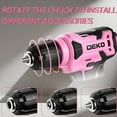 119PCS All-in-One Power Tool Box Set - 8V Cordless Drill/Driver & Hand ...