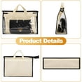 5 Pack Dust Bags for Handbags,Purse Dust Bags with Zipper and Handle ...