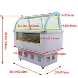 12 Boxes Ice Cream Display Cabinet Hard Freezer Square Box Commercial ...