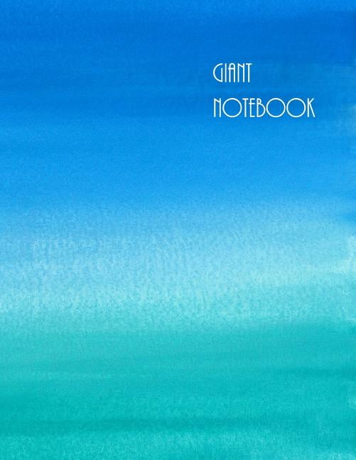 Giant Notebook: Big Watercolor Design Notebook, Journal, 500 Pages, 250 ...