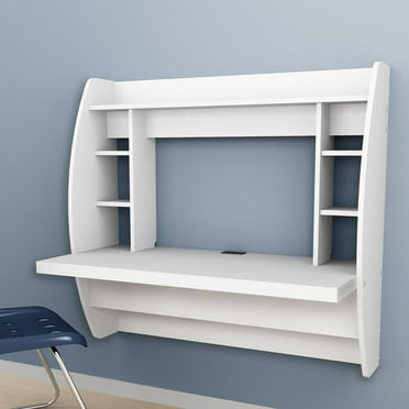 Ktaxon Floating Wall Computer Desk Laptop Shelf Storage Desk ...