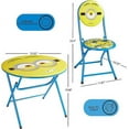 Minions 3 Piece Kids' Round Table and Chair Set, 23.6" x 23.6" x 19.68 ...