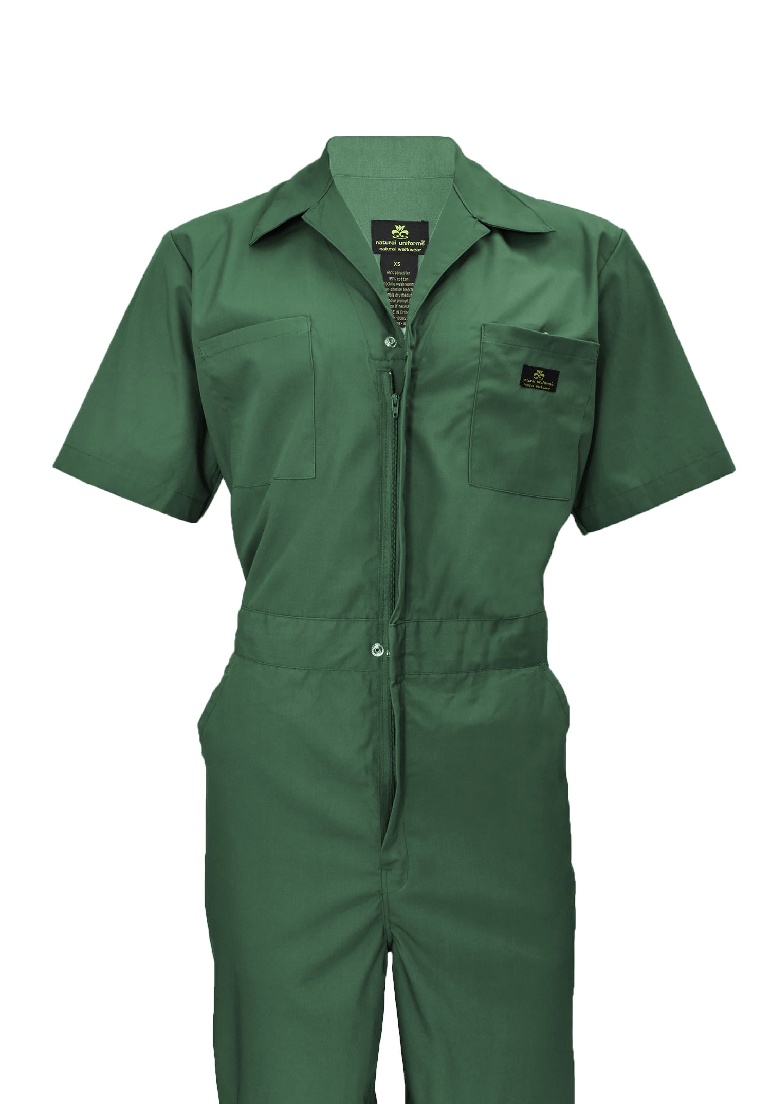 M&M SCRUBS Short Sleeve Coverall 399 ( Hunter, Small ) - Walmart.com