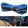 Winch Rope 6mm x 15M For Dyneema Synthetic Tow Car Recovery Cable 4x4 ...