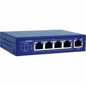 4PORT HIGH POWER 25.5 WATTS PER PORT 10/100MBPS ETHERNET SWITCH ...