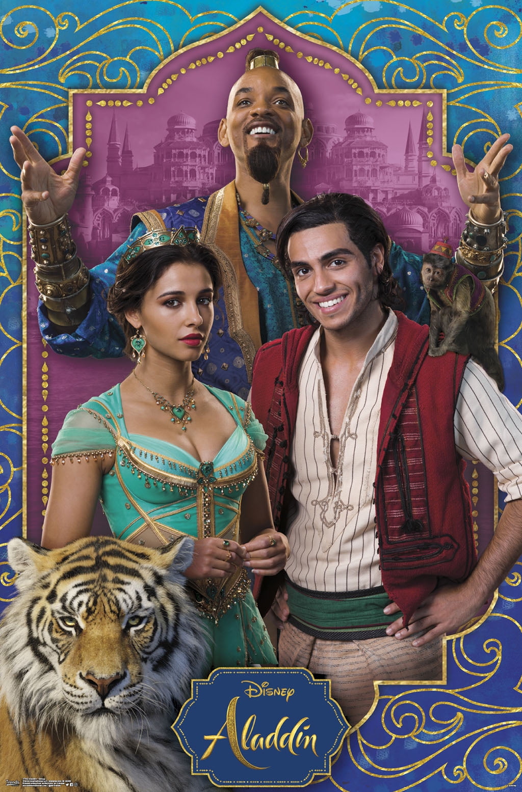 Disney Aladdin - Group Wall Poster, 22.375" x 34" - Walmart.com