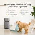 Pet Genie Dog Waste Disposal System, Gray, up to 2 Month Refill ...