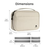 pack all Electronic Organizer Plus, Larger Capcity Cable Organizer Bag ...