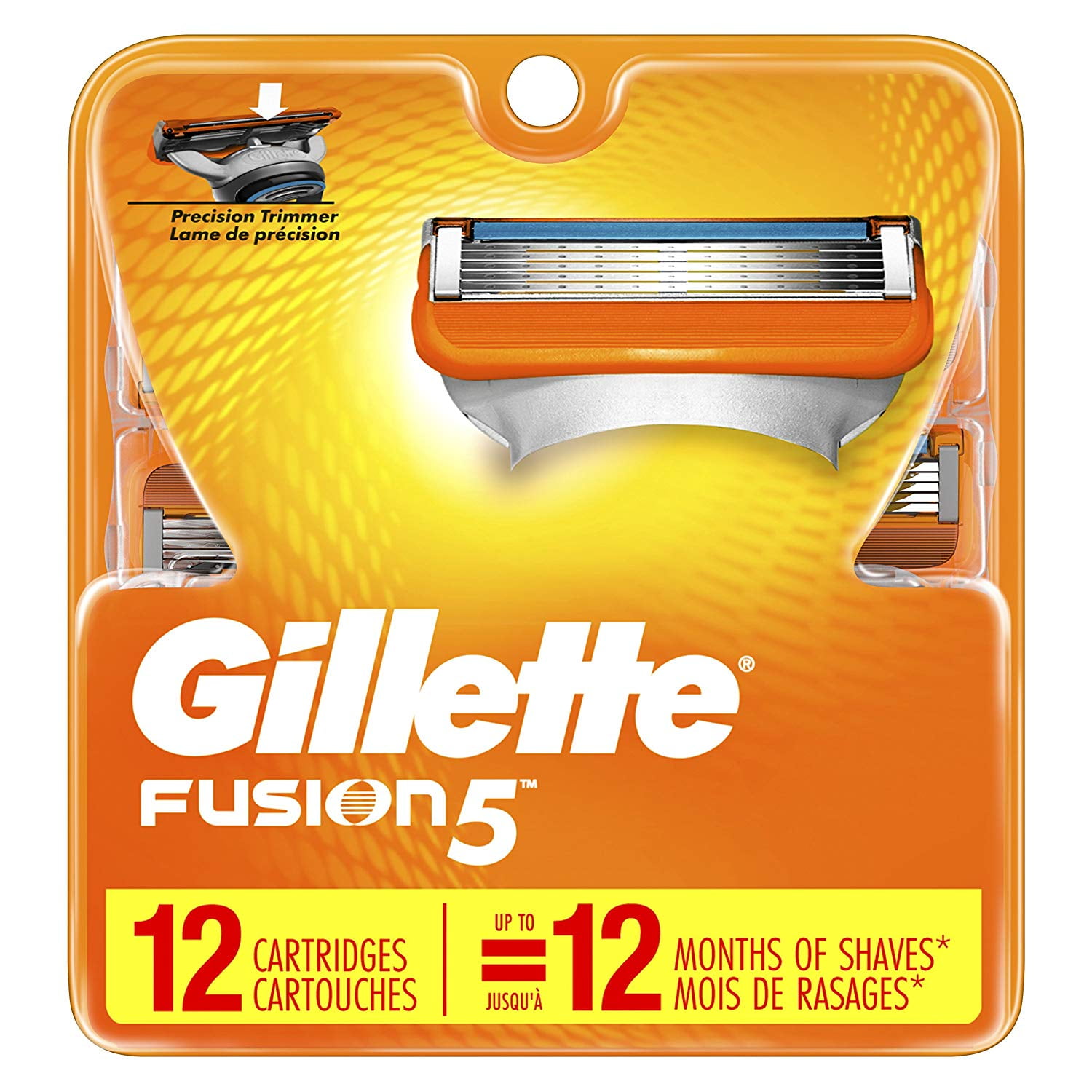 Gillette Fusion5 Men's Razor with 5 Anti-Friction Blades and Precision ...