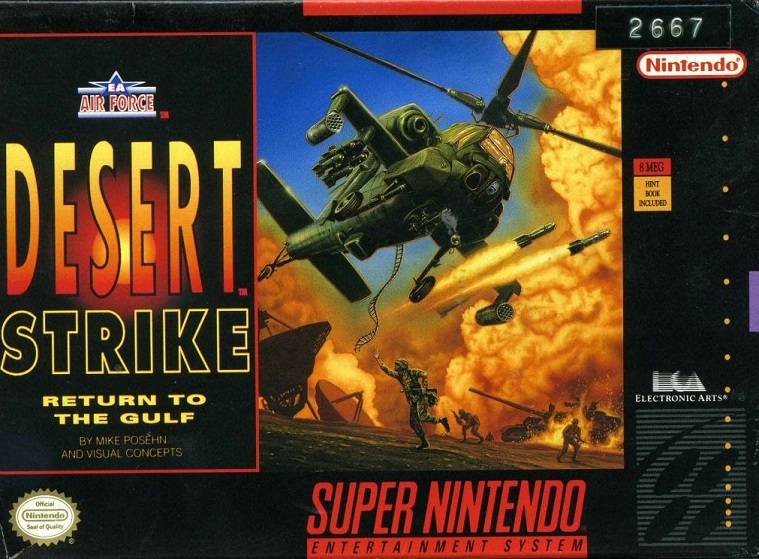 Restored Desert Strike: Return to the Gulf (Super NES, 1992 ...