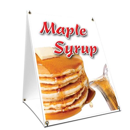 SignMission SBC-2436-Maple Syrup 24 x 36 in. A-Frame Sidewalk Maple ...