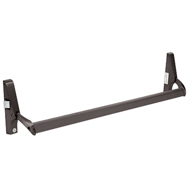 CRL DL1190LHRDU Dark Bronze Cross Bar Panic Exit Device - Left Hand ...