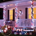LINYAN-2 Pack Solar Christmas Lights Outdoor, 158FT 480 LED Solar ...