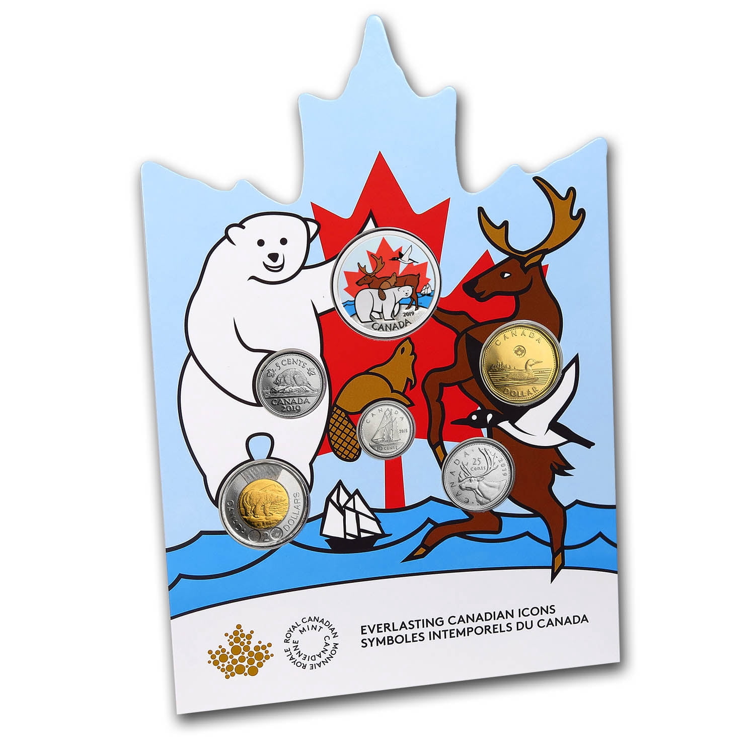 2019 Circulation Coin Set: Everlasting Canadian Icons - Walmart.com