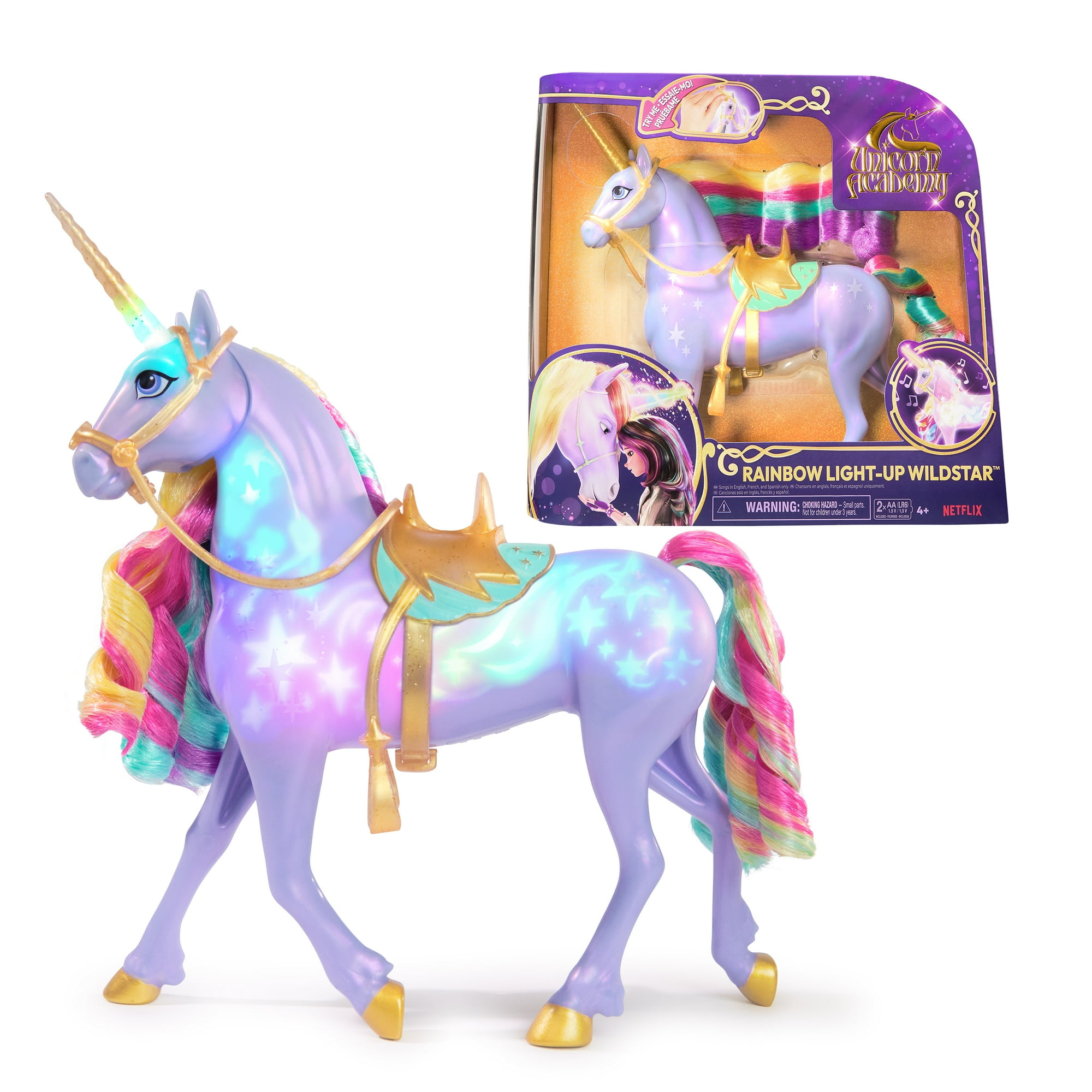 Click here for Unicorn Academy  Rainbow Light-Up Wildstar With Li... prices