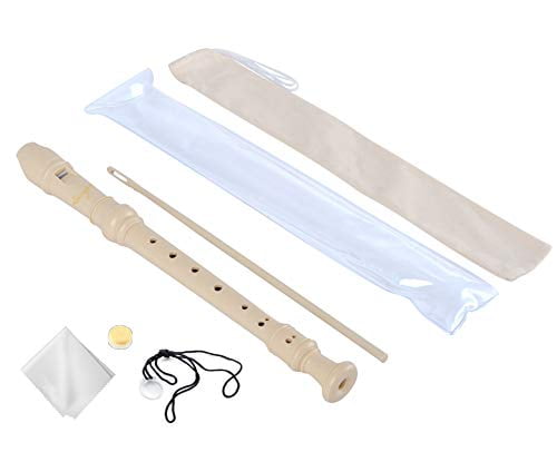 Soprano Recorder German-Style 8 Holes Key of C Flute with Full Kit ...
