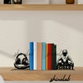 Shinelab Custom Producer Name Metal Bookends, Studio Bookshelf ...