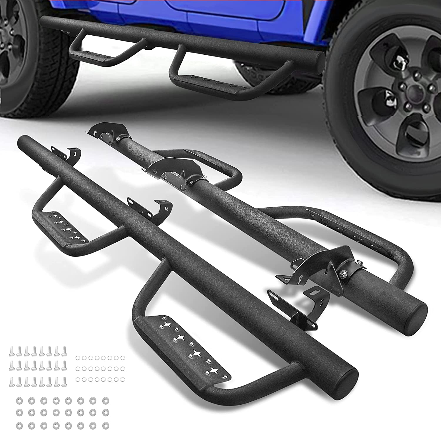 Pacer Performance 25-531 Silver/Chrome Deluxe Bumper Guard Kit - 2 ...