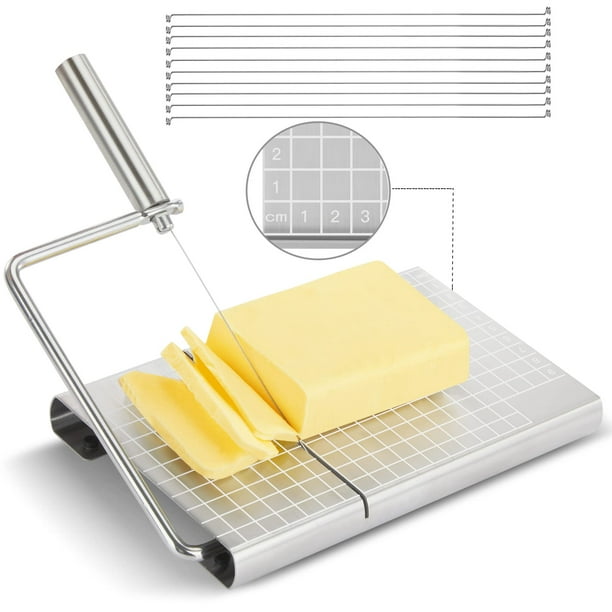 Mistaha Cheese Slicer with blade instead of wire for Block Cheese ...