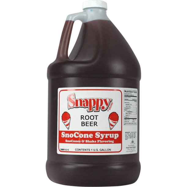 Root Beer Snappy Snow Cone Syrup (1 Gallon) - Walmart.com - Walmart.com
