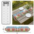 Amusement Park Table Runner Linen Burlap Table Runner 108 Inches Long ...