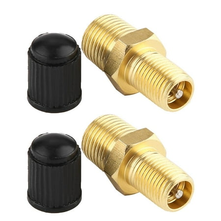 2Pcs 1/8" NPT MPT Brass Air Air Compressor Compressor Tank Compressor ...