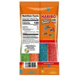 HARIBO Zing Sour Streamers Gummies Original Assorted Fruit Flavor Sour ...