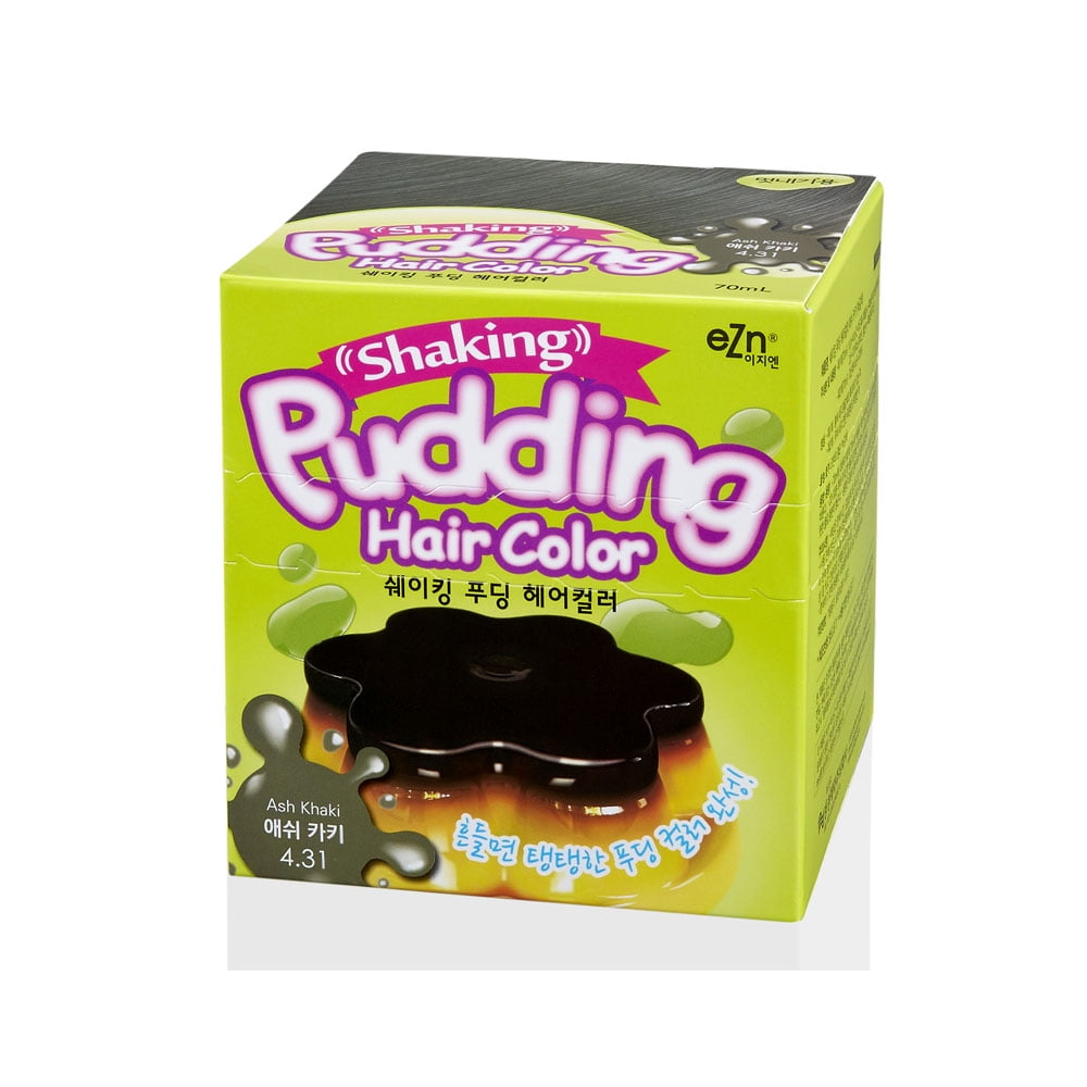 Dongsung eZn Shaking Pudding Hair Color (Ash Kahki 4.31) 2.37oz/67g ...