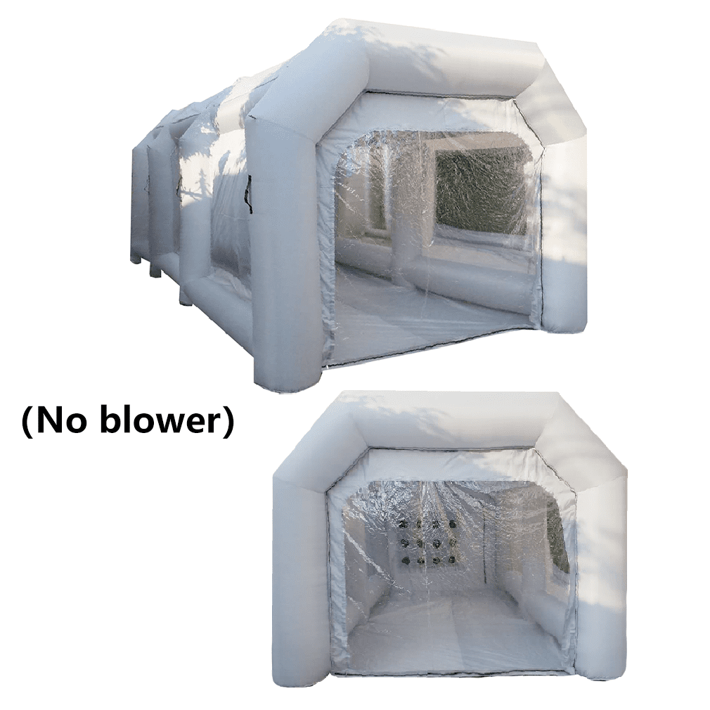 WGIA Portable Inflatable Paint Booth 20x10x8.2Ft Grey （No blower ...