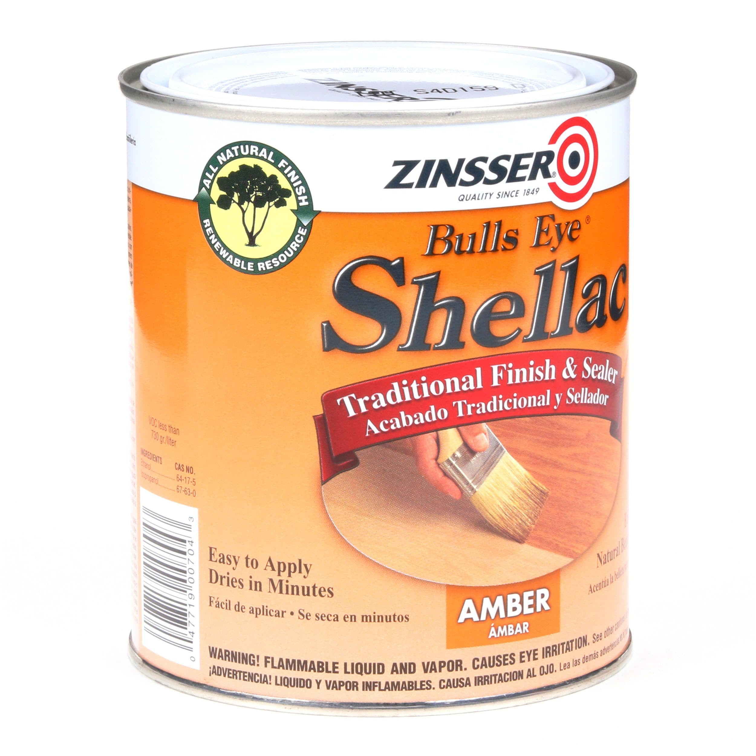 Zinsser Bulls Eye Shellac Wood Finish & Sealer - Ecuador | Ubuy
