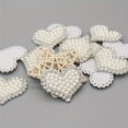 3pcs Rhinestone ABS Heart-Shaped Embellishments Hand-Sewn Fabric ...
