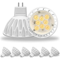 BAOMING MR16 5W LED Bulb, Warm White GU5.3, Non-Dimming 12V Landscape Track Light, 6 Pack ...