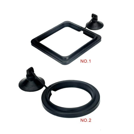 Square Shape Fish Food Feeder Suction Cup Fish Feeder Aquarium Reduces ...