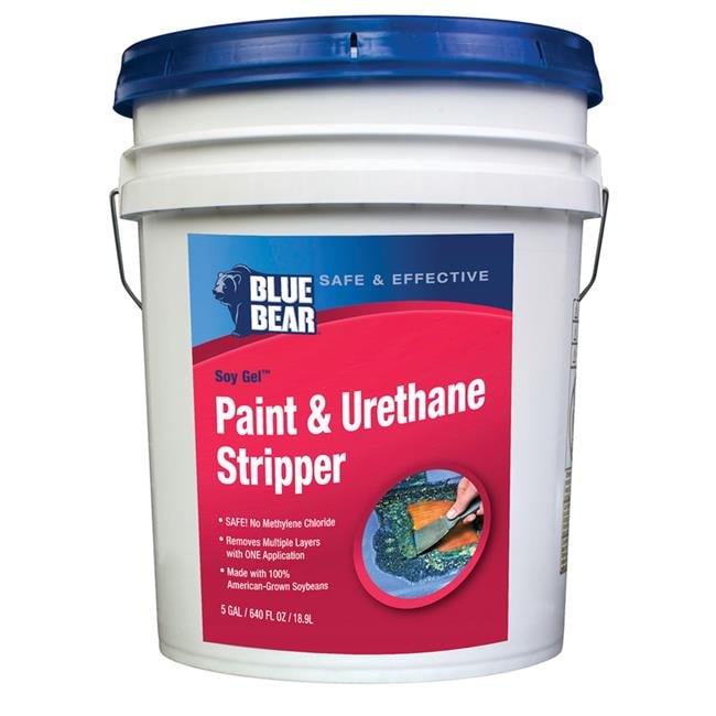 Blue Bear Soy Gel Paint & Urethane Stripper, 5 gal - Walmart.com