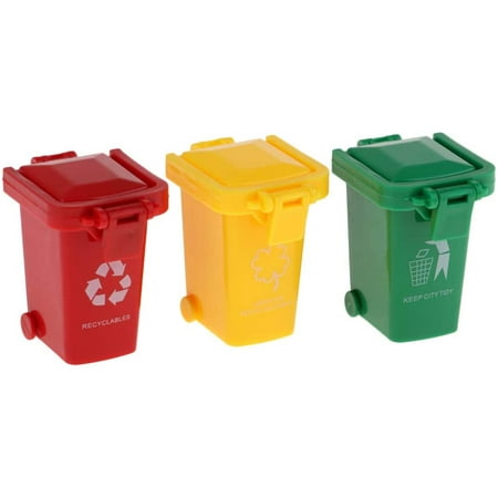 Mini Trash Cans Toy, Childrens Garbage Classification Learning Trash ...