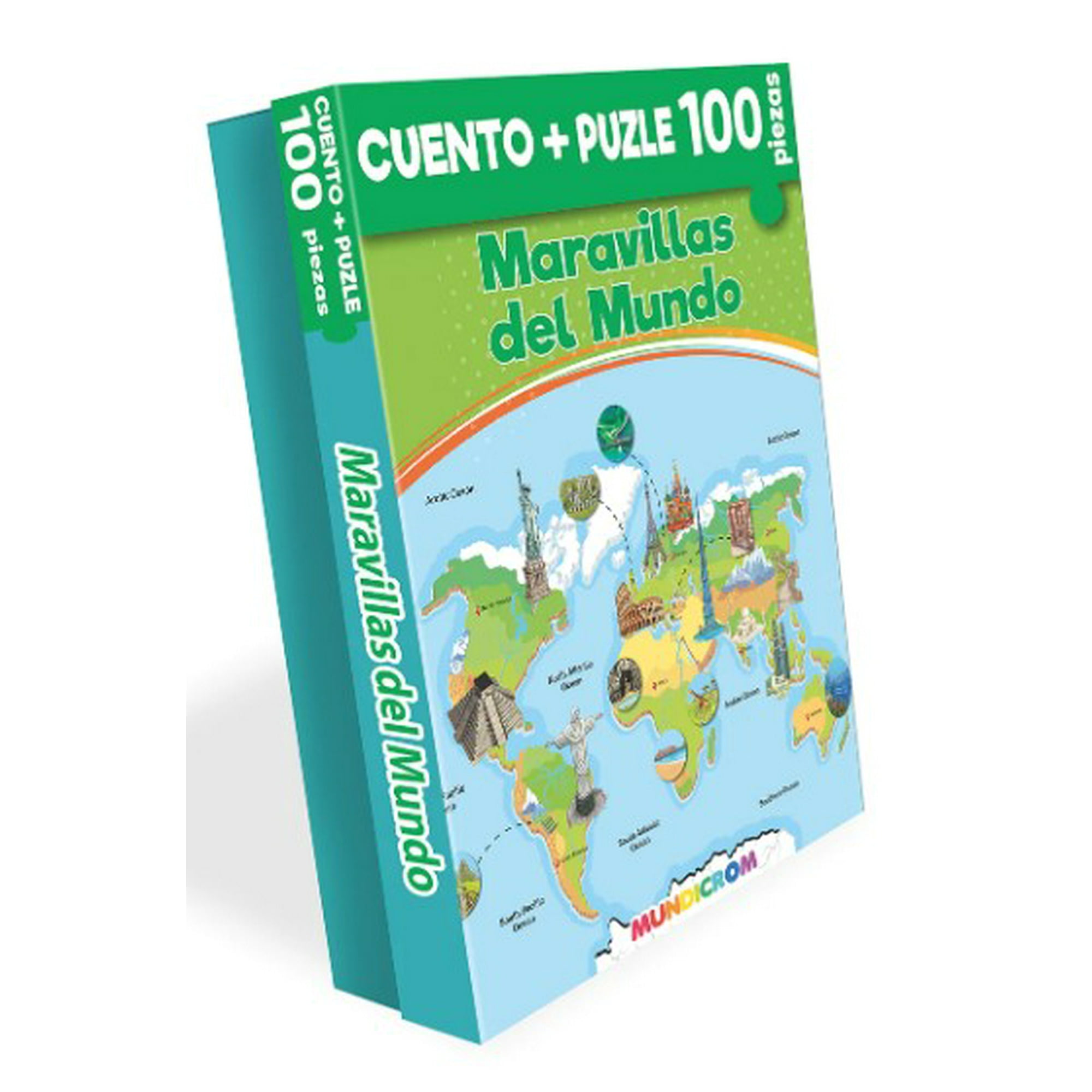 Cuento+Puzzle 100 Piezas Maravillas Del Mundo | Knasta Chile