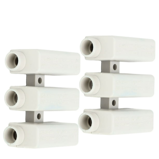 Splicing Quick Wire Connector Inline Terminal Block 2pcs Flame Retardant Shell Screw Type 1000v