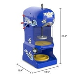 Ice Cub Shaved Ice Machine – Powerful Electric Block Ice Shaver & Snow ...