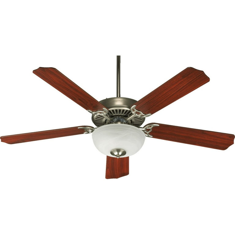52 Casa Vieja Capri Brushed Nickel Ceiling Fan With Light | Shelly Lighting