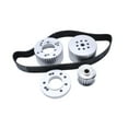 Luwecf Gilmer Belt Drive Pulley Kit Aluminum Replace Parts Easy to ...