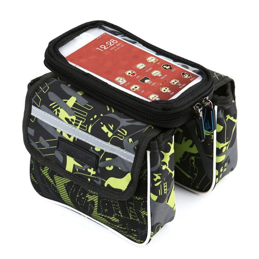 Multicolour Waterproof Storage Mobile Phone Holder Top Tube Bag Cycling ...