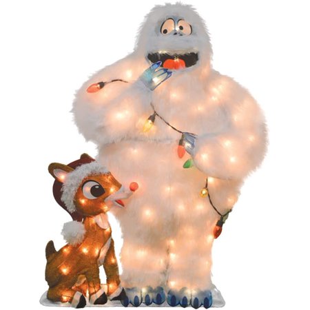 Product Works 20305_L2D Decoration, 80 Lights 32-Inch Pre-Lit Rudolph ...
