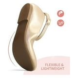 Walmart Black Friday Deals 2025 Bocca Girl's Golden Pu Ballet Flat ...