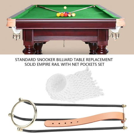 Sonew Billiards Replacement Rail Pocket,6pcs Standard Snooker Billiard ...