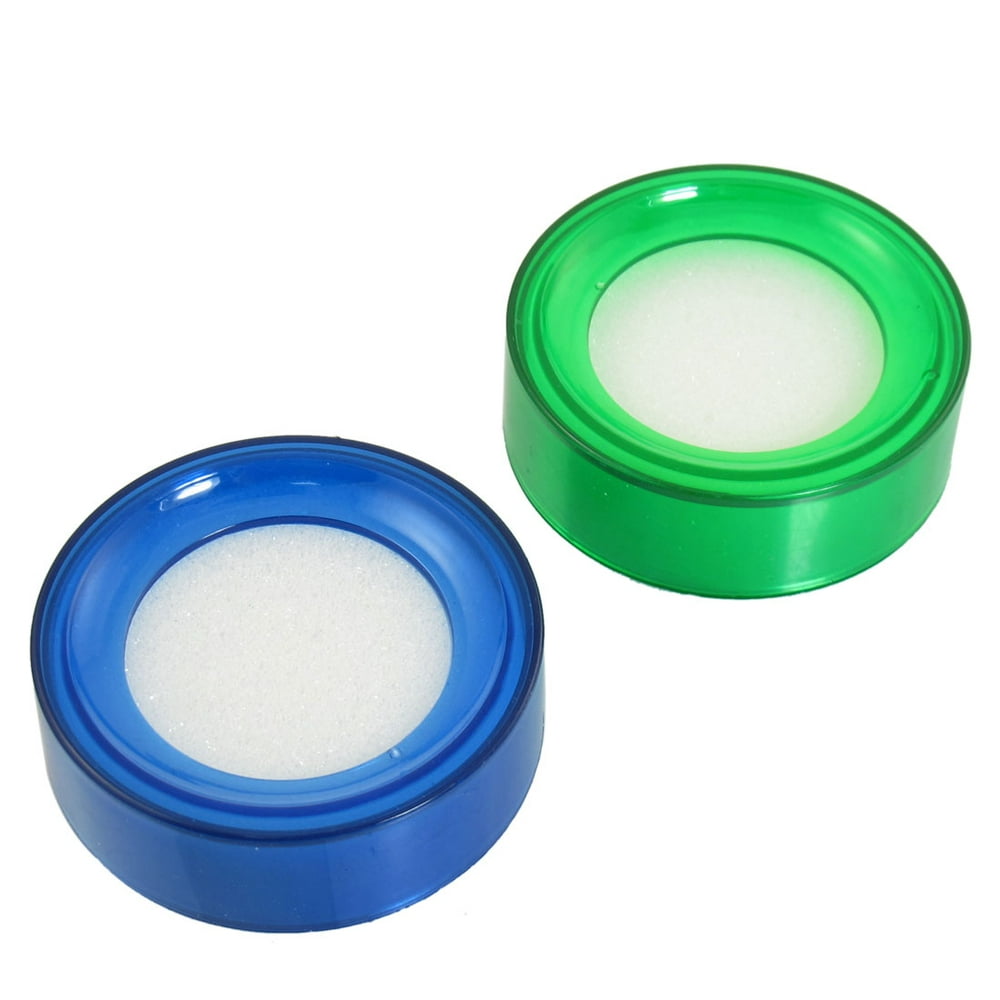 Unique Bargains 2 Pcs Plastic Finger Damper Sponge Cashier Counting ...