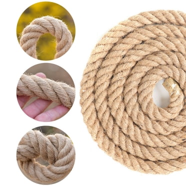 Hyper Tough Item NPP4100-HT, Nylon Blend Twisted Rope, White, 1/4" x ...
