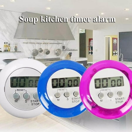 5 Colors Digital Circular Lcd Kitchen Countdown Timer Counter Reverse ...