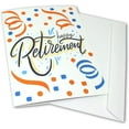 Small World Greetings Large Retirement Card - Blank Inside With ...